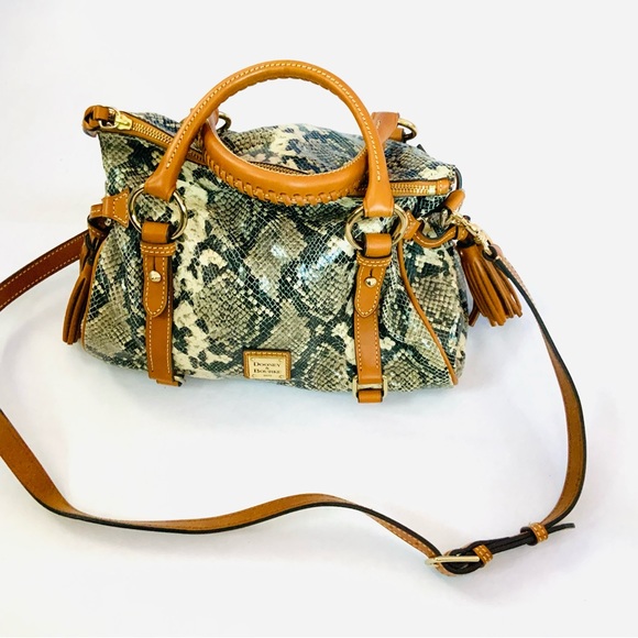 Dooney & Bourke | Bags | Dooney Bourke Snake Leather Satchel | Poshmark
